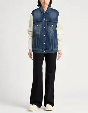 Fabiana Filippi Denim And Knit Trucker Jacket