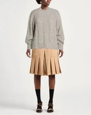 OTTOD'AME Cable-knit Crewneck Sweater