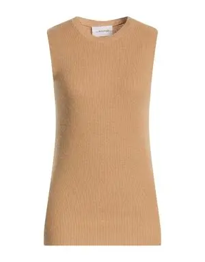 ANNA MOLINARI Sweater Camel Size Wool, Cashmere