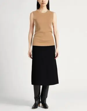 ANNA MOLINARI Sweater Camel Size Wool, Cashmere