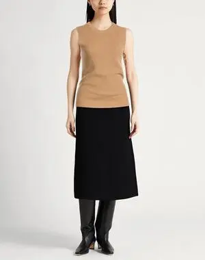 ANNA MOLINARI Sleeveless Wool & Cashmere Crewneck Sweater