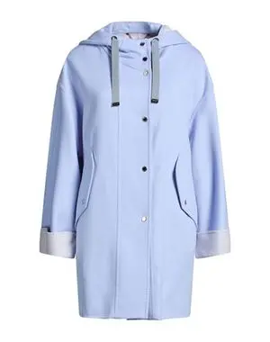 MOORER Coat Sky Size Virgin Wool, Polyamide - Blue