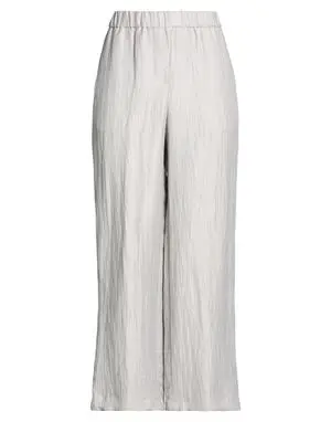 Peserico Linen Polyamide Wide-leg Pants
