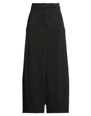 Masnada Maxi Skirt Size Cotton - Black