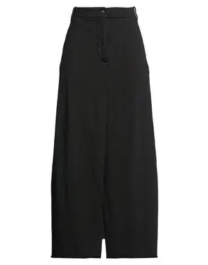 Masnada Maxi Skirt In Cotton With Satin And Two-tone Detailing