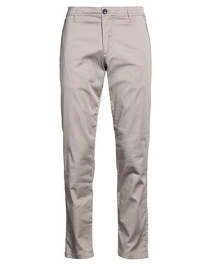 Armani Exchange Military Cotton And Polyester Blend Chino Pants - Grey