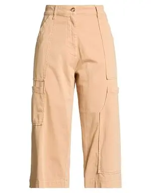 SEMICOUTURE Pants Sand Size Cotton, Lyocell, Elastane