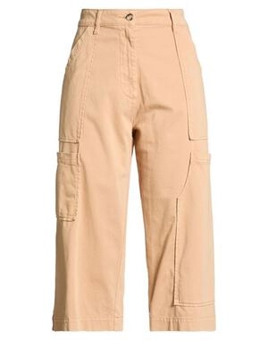 SEMICOUTURE Cotton, Lyocell, And Elastane Culottes - Sand
