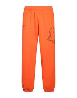 PANGAIA Man Pants Ivory Size S Organic Cotton Orange
