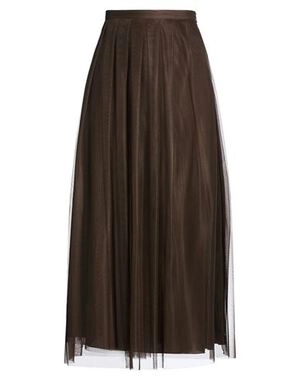 Alpha Studio Maxi Skirt - Brown