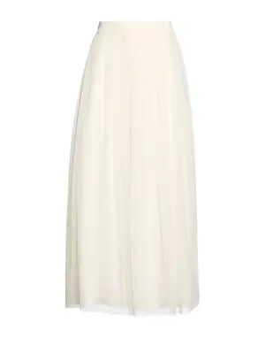Alpha Studio Pleated Tulle Maxi Skirt - White