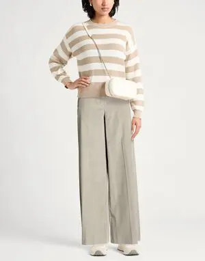 BALLANTYNE Ivory Cotton Flared Corduroy Pants