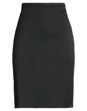 Emporio Armani Midi Skirt In Virgin Wool And Elastane