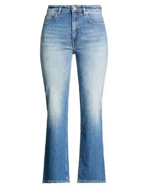 PT TORINO High Waisted Boot-cut Jeans With Faded Wash