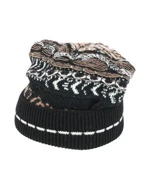LANEUS Hat Size Polyamide, Alpaca Wool, Synthetic Fibers, Virgin Wool, Viscose - Black