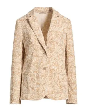PUROTATTO Single-breasted Paisley Print Blazer