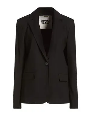 SILVIAN HEACH Blazer Size Polyester, Viscose, Elastane