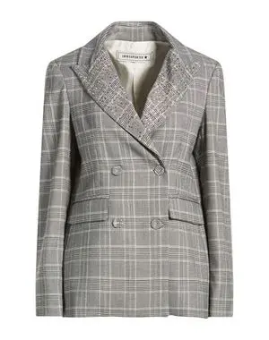 SHIRTAPORTER Blazer Size Polyester, Viscose, Elastane - Grey