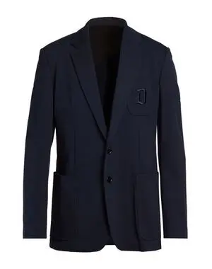 DONDUP Blazer Size Viscose, Polyamide, Elastane - Navy