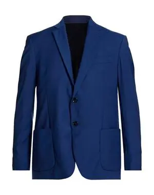 LIU •JO MAN Blazer Size Polyester, Wool, Elastane - Blue