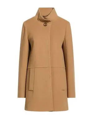 Cinzia Rocca Wool, Polyamide, And Cashmere Coat - Beige