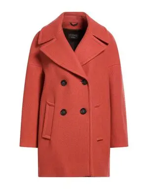 Cinzia Rocca Virgin Wool And Polyamide Pea Coat