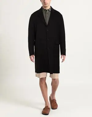 PALTO' Single-breasted Wool And Nylon Coat