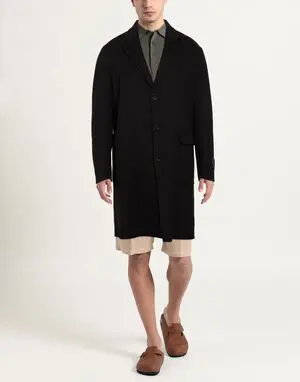 PALTO' Single-breasted Wool And Nylon Coat