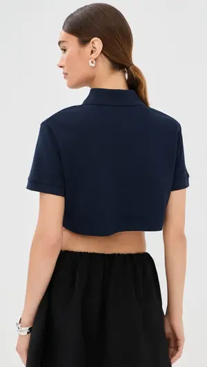 Wardrobe.NYC Crop Polo Top