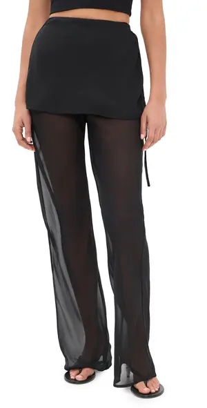 MADISON THE LABEL Sara Pants - Black