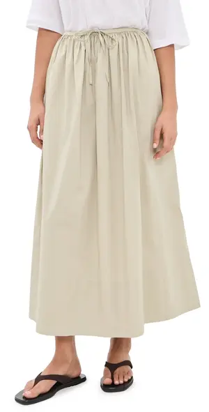 PISTOLA Noelle Poplin Maxi Skirt - Mist