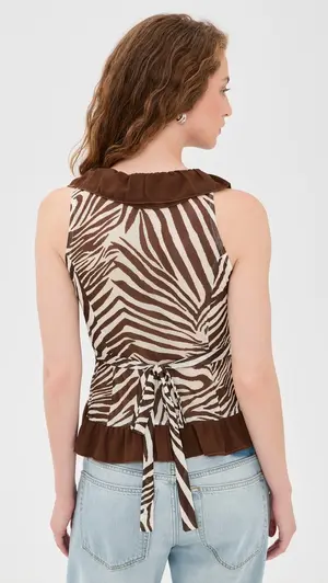 BAILEY ROSE Zebra Blouse