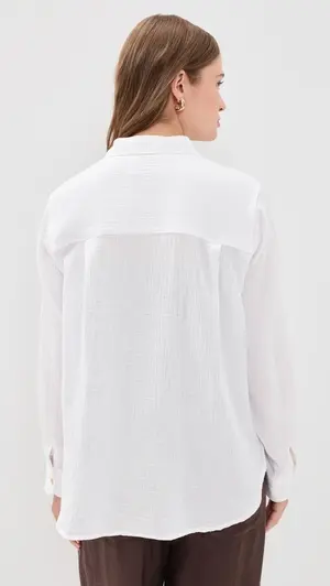 Marine Layer Jane Relaxed Double Cloth Shirt