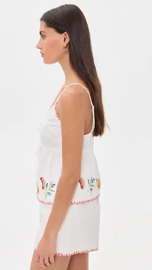 Minkpink Santorini Embroidered Cami