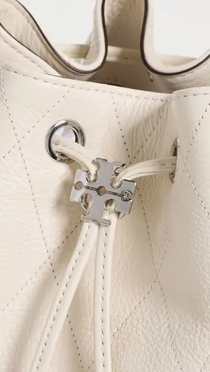 Tory Burch Charlie Quilted Drawstring Shoulder Bag