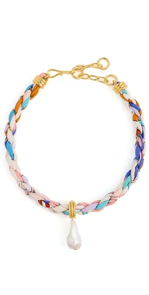 LIZZIE FORTUNATO Woven Collar Necklace - Multi