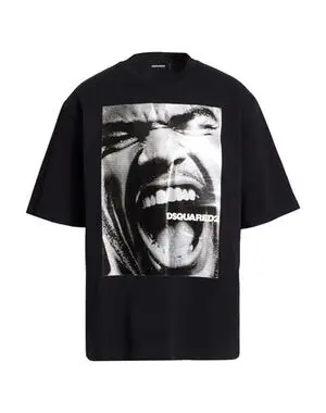 Dsquared2 T-shirt Size Cotton - Black