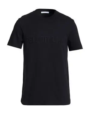 Helmut Lang Man T-shirt Khaki Size M Cotton Black