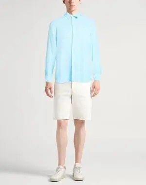 120% Lino Shirt Sky Size Linen