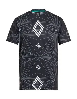 EA7 Recycled Polyester Blend Printed T-shirt - Black