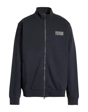 EA7 Sweatshirt Midnight Size Polyester, Cotton - Blue