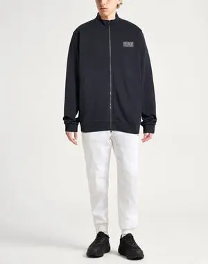 EA7 Sweatshirt Midnight Size Polyester, Cotton