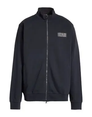 EA7 Sweatshirt Midnight Size Polyester, Cotton