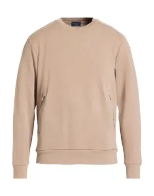 Paul & Shark Sweatshirt Camel Size Polyester, Elastane