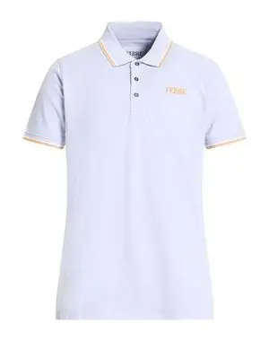 FERRE' Polo Shirt Sky Size Cotton