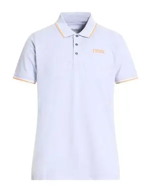 FERRE' Polo Shirt Sky Size Cotton