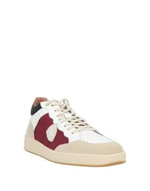 BLAUER. Sneakers Size Leather, Textile Fibers - Red