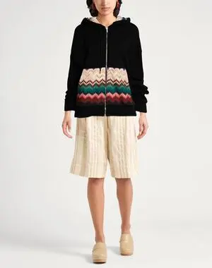 Missoni Cotton Terry Zip-up Hoodie With Geometric Pattern