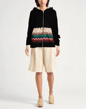 Missoni Cotton Terry Zip-up Hoodie With Geometric Pattern