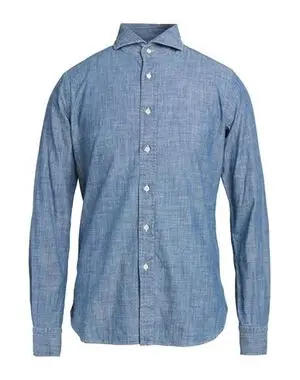 MOORER Shirt Size Cotton - Blue